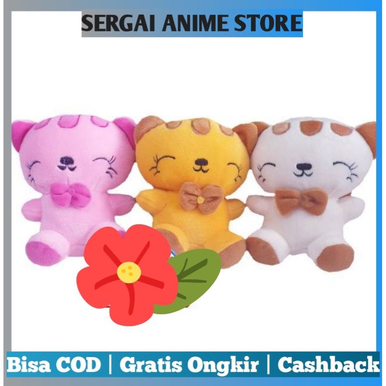 Jual Boneka Kucing Cantik 20cm | Boneka Kucing Kawaii | Shopee Indonesia