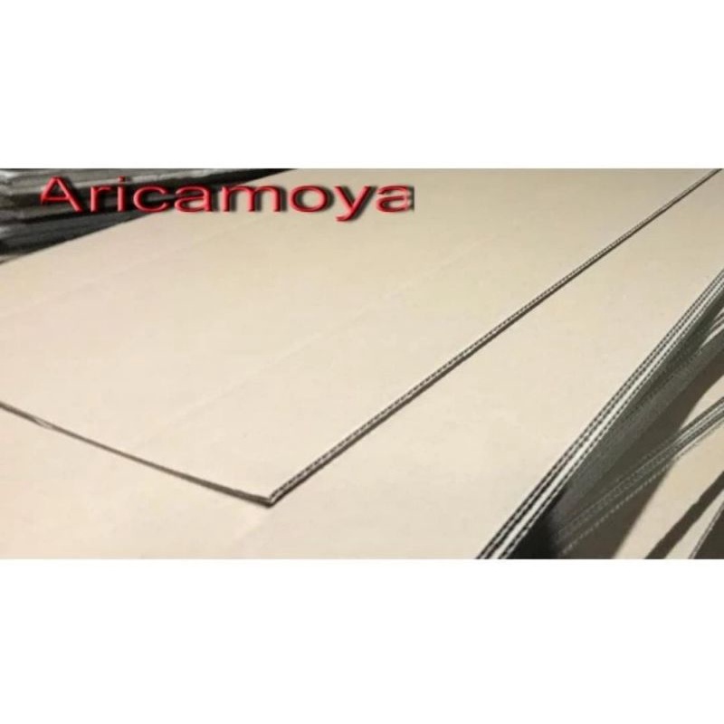 Jual kardus/karton lembaran ukuran 30 x15 cm Double wall polos | Shopee ...
