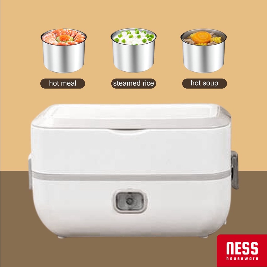 Jual ANYTRP Kotak Makan Pemanas Elektrik Bento Box 1 Layer - DFH-C01 ...