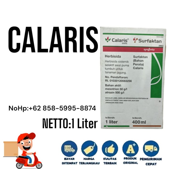 Jual Herbisida CALARIS Surfaktan Ukuran BESAR 1liter 400ml L4 | Shopee ...