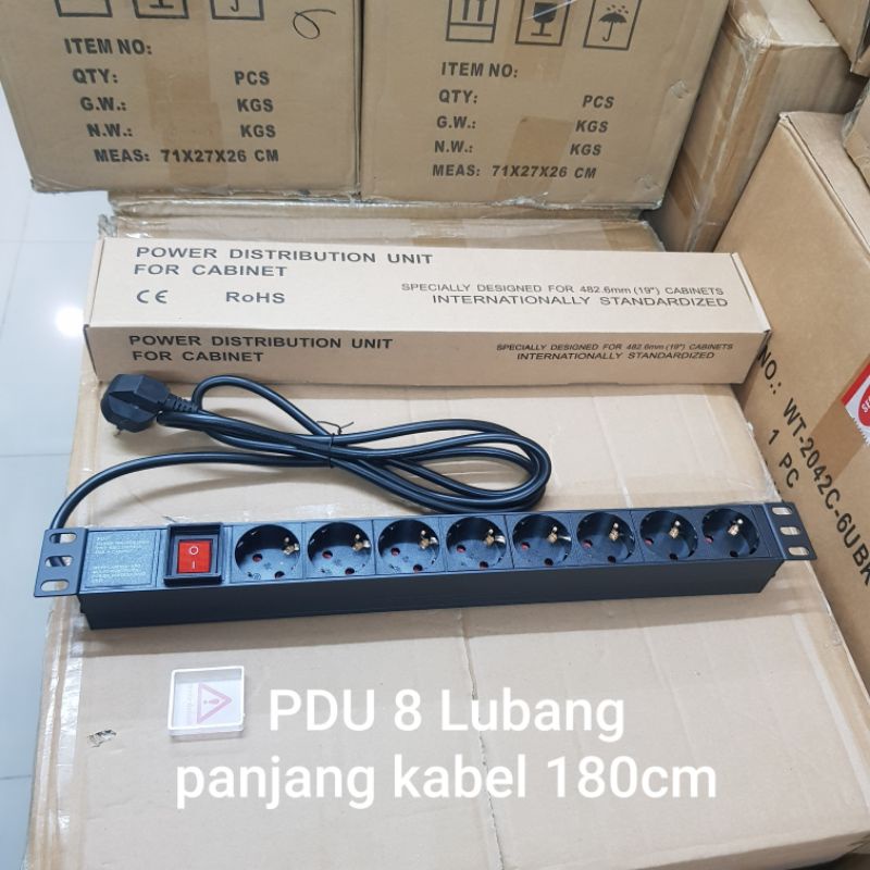 Jual PDU rack server 8 lubang | Shopee Indonesia