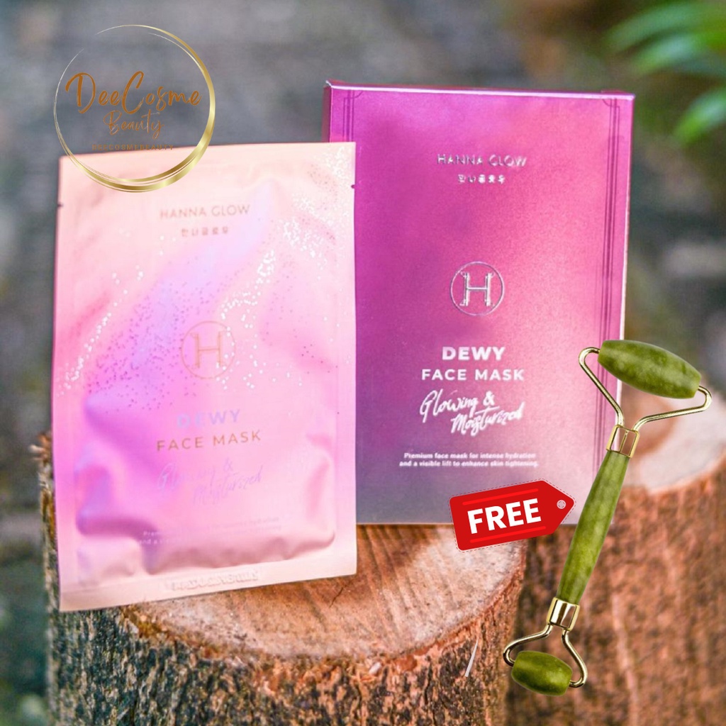 Jual Hanna Glow Dewy Face Mask - 25ml x 5 Sheets Mask | Shopee Indonesia