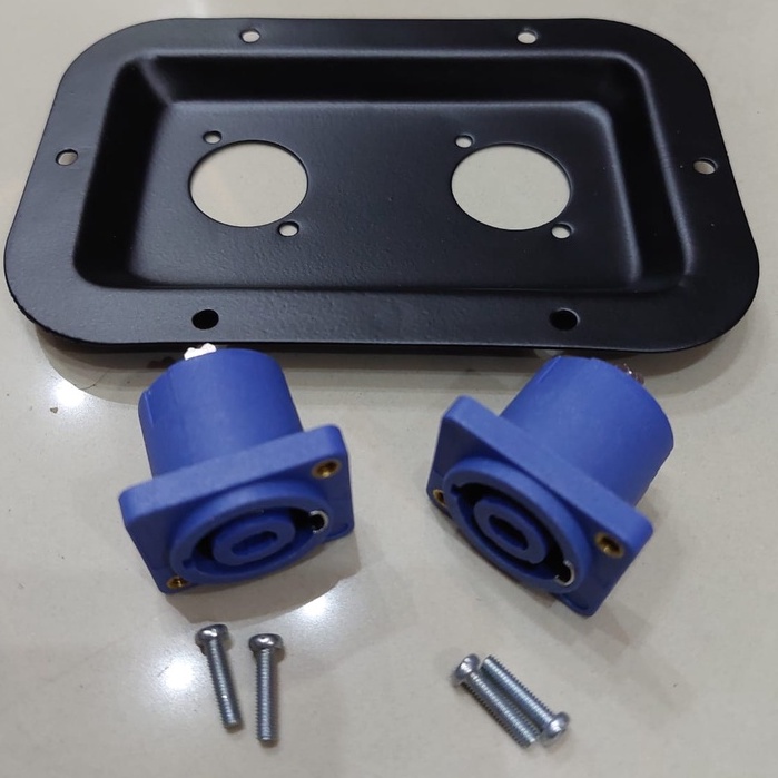 Jual plat spicon datar 2 lubang plus perlengkapan spicon | Shopee Indonesia