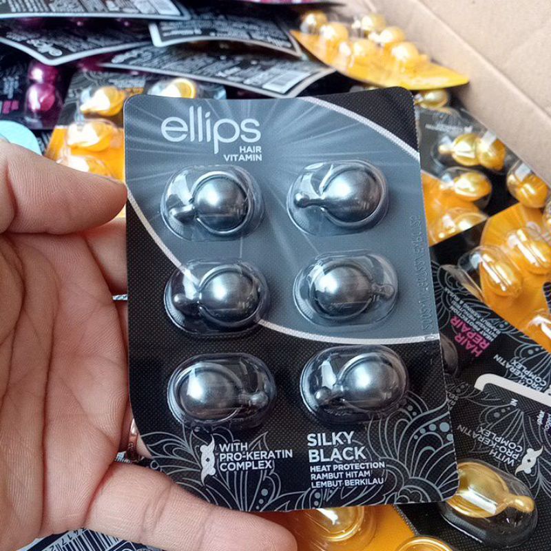 Jual Ellips Vitamin Rambut ISI 6 KAPSUL~ELIPS ORIGINAL 100 % Promoo ...