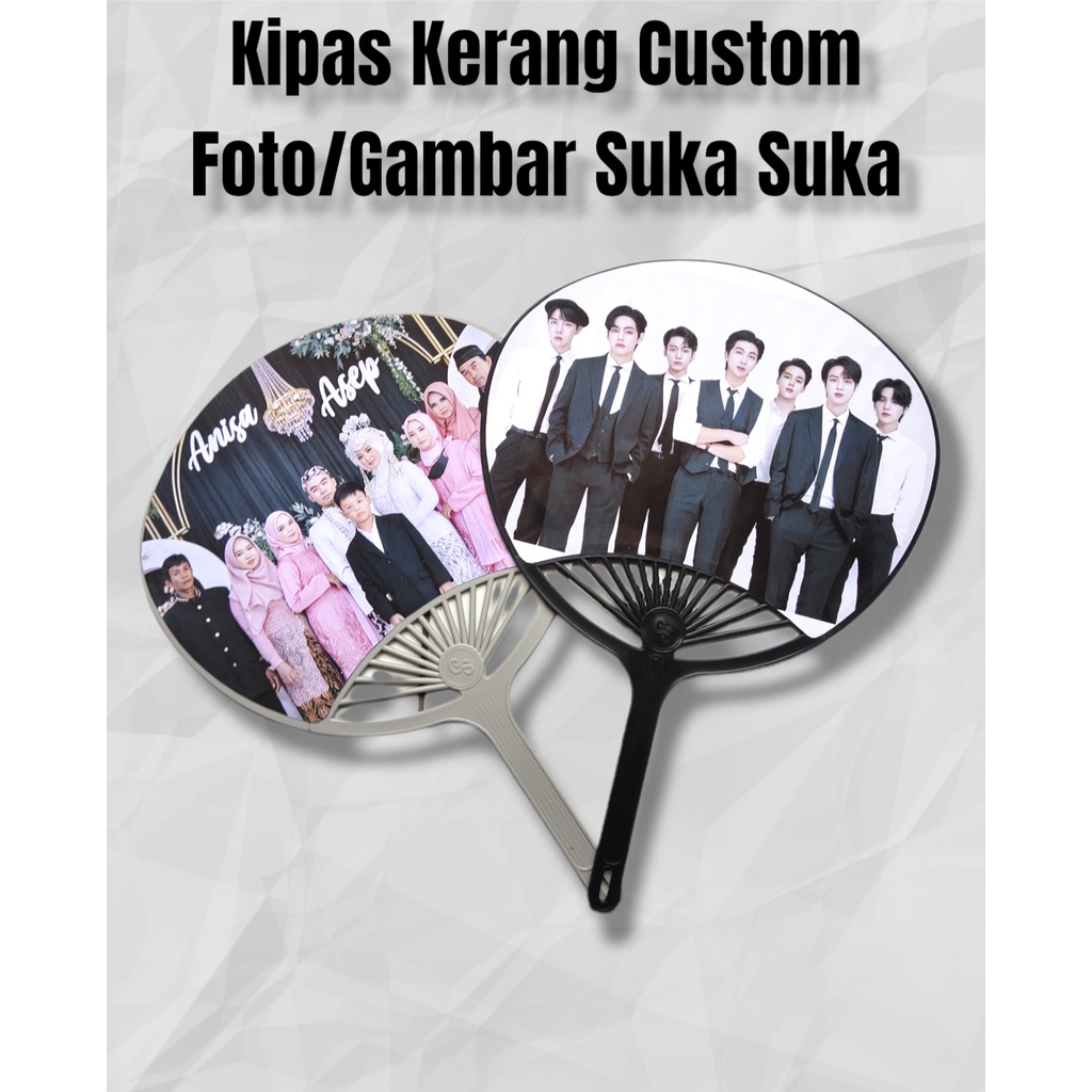 Jual KIPAS KERANG CUSTOM/KIPAS CUSTOM/KIPAS TANGAN | Shopee Indonesia