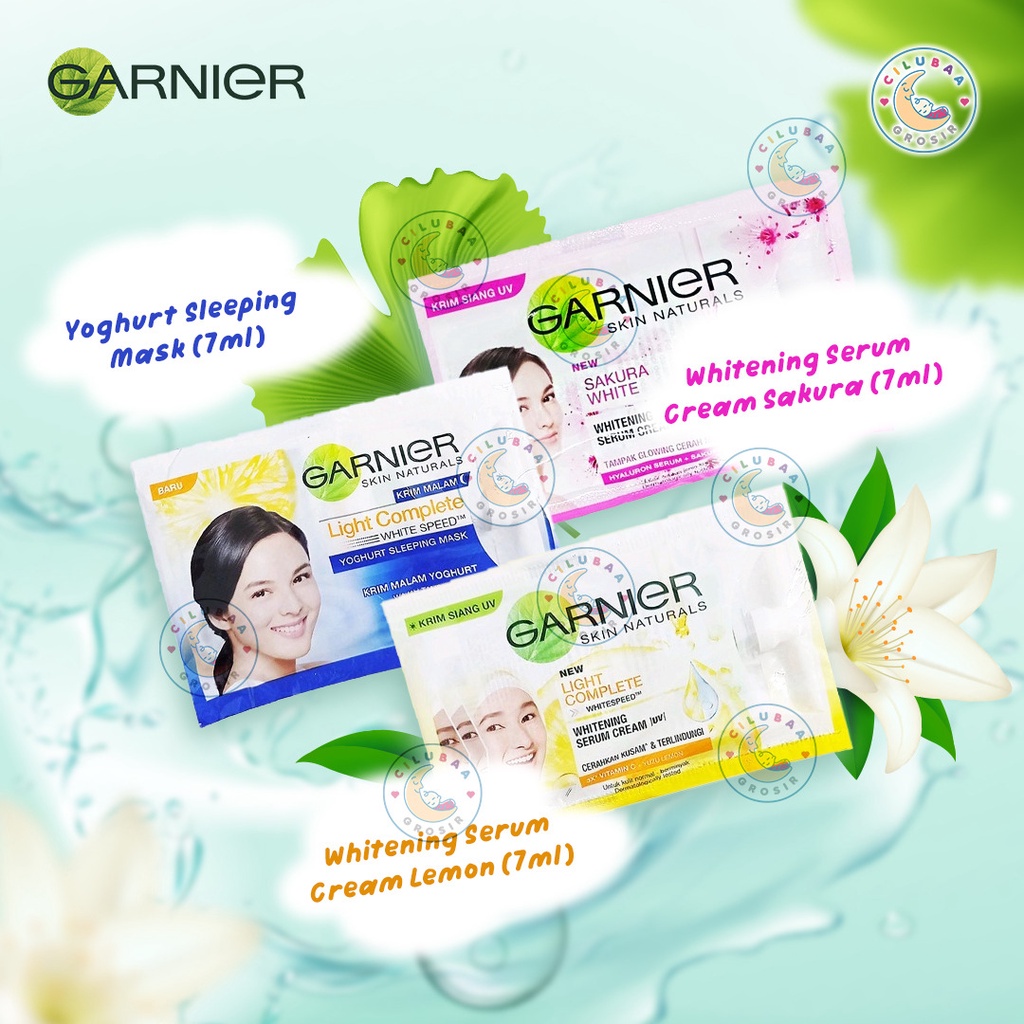 Jual Garnier Yoghurt Sleeping Mask Sachet || Light Complete || Sakura ...
