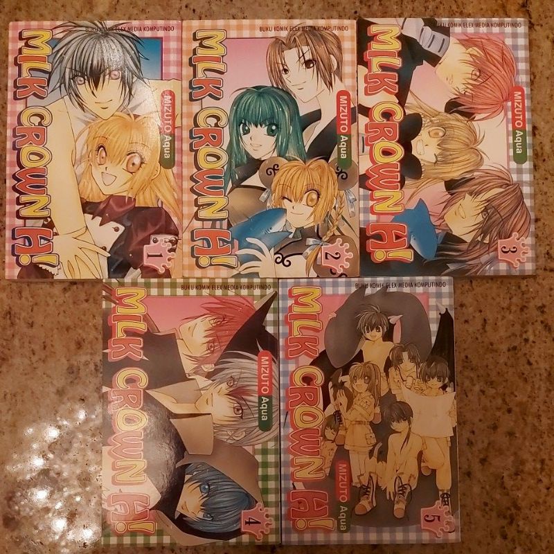 Jual buku komik MILK CROWN H! oleh MIZUTO AQUA. nomor 1-5 sepaket dapat ...
