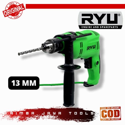 Jual MESIN BOR RYU RID 13-1 RE Impact Drill 13mm 500W - Mesin Bor RYU ...
