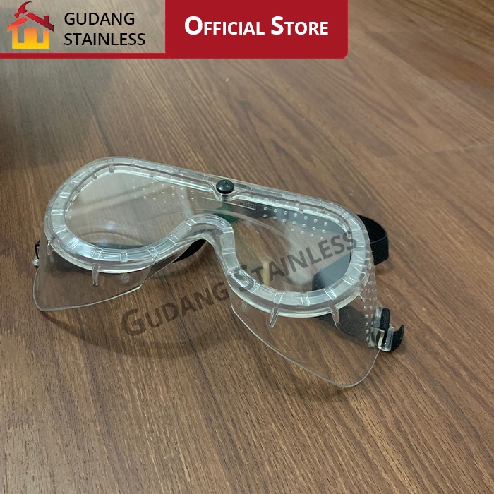Jual Kacamata Las / Kaca Mata Safety Gurinda / Laboratorium / Bening ...
