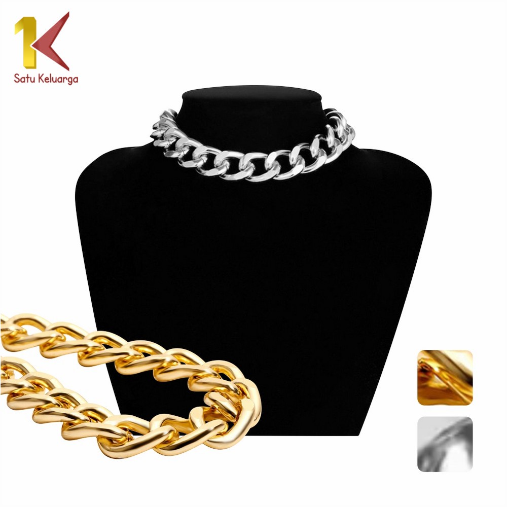 Jual Satu Keluarga Kalung Choker Retro Rantai Besar Wanita K138 ...