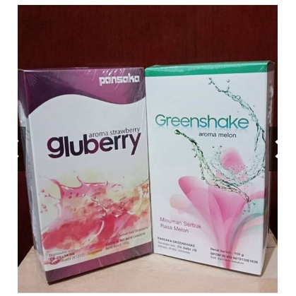 Jual Gluberry Minuman Collagen Kolagen u Kulit & Greenshake Diet ...