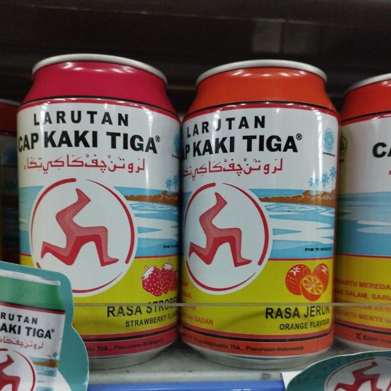 Jual larutan cap kaki tiga tin 320 ml | Shopee Indonesia