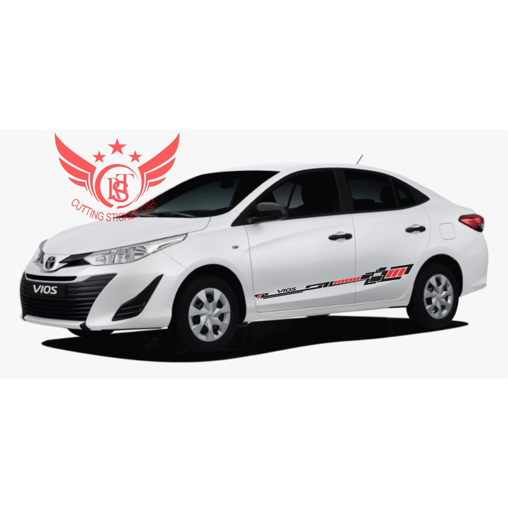 Jual stiker sticker vios cutting sticker mobil toyota vios raize camry ...