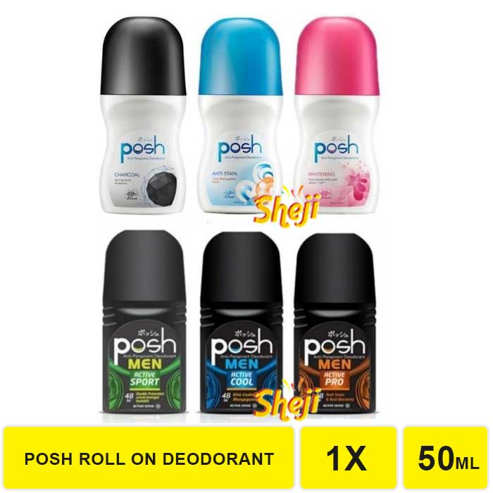Jual POSH ROLL ON DEODORANT 50ML (ST2) | Shopee Indonesia