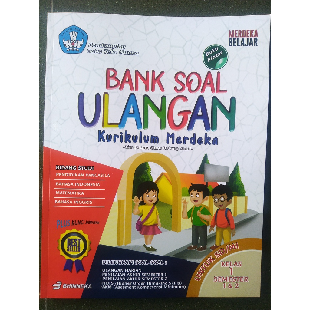 Jual Buku Pintar BANK SOAL ULANGAN SD/MI Kelas.1 kurikulum merdeka | Shopee Indonesia