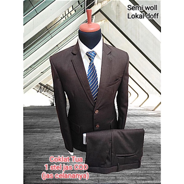 Jual 1 stel jas semi woll Doff jas wedding jas nikah jas pernikahan jas ...