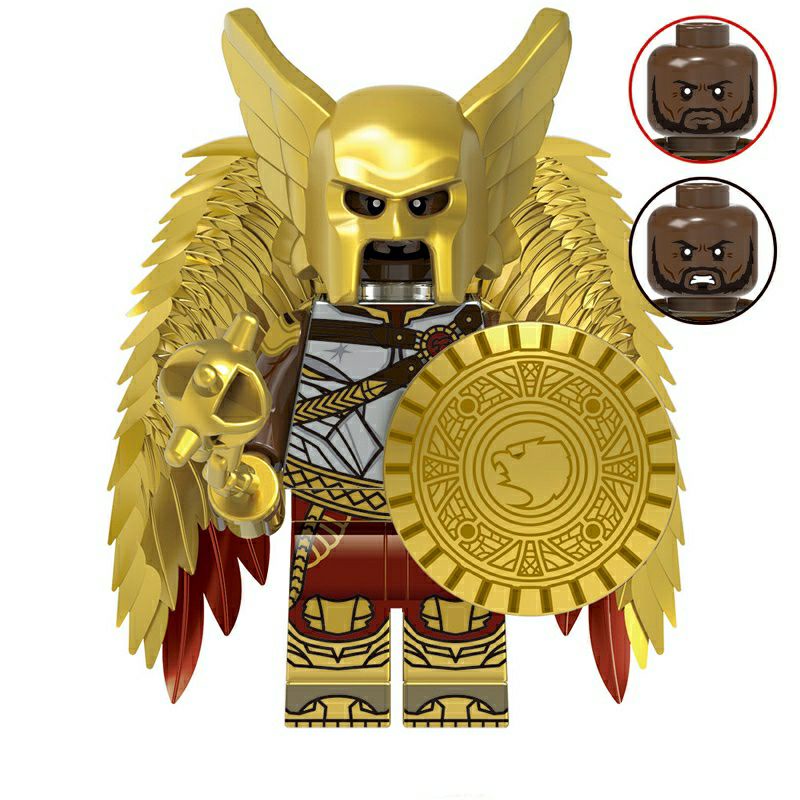 Jual Mainan Balok Minifigure Hawkman | Carter Hall Aldis Hodge | Black ...