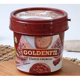 Jual Goldenfil Spread Choco Crunchy 1kg / Selai coklat chunchy / Selai ...