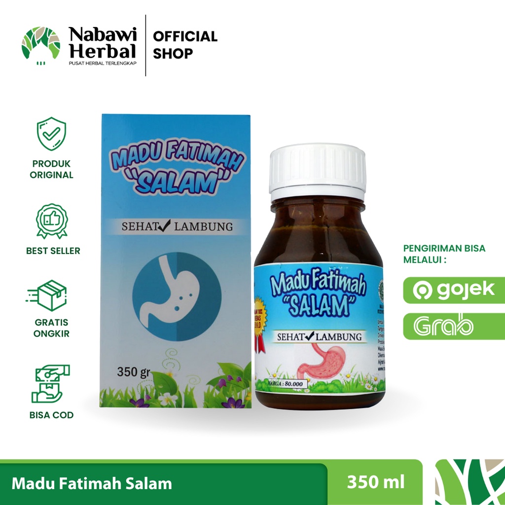 Jual MADU FATIMAH SALAM - Sehat Lambung Salam Plastik 350gr | Shopee ...