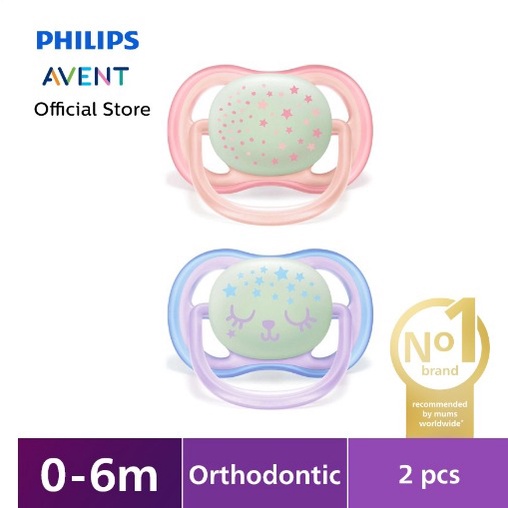 Jual PHILIPS AVENT ULTRA AIR NIGHT isi 2 PCs# Empeng Philips Avents ...