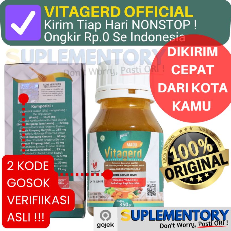 Jual Madu Vitagerd Asli Original Vita Fita Gerd fitagerd fitageerd GEERD vitageerd | Shopee ...