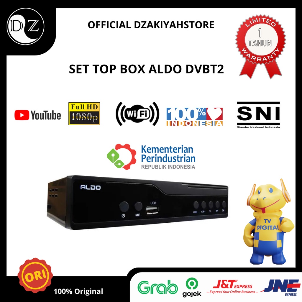 Jual SET TOP BOX ALDO ADVAN VISIO Hinomaru DVB T2 BARU | Shopee Indonesia