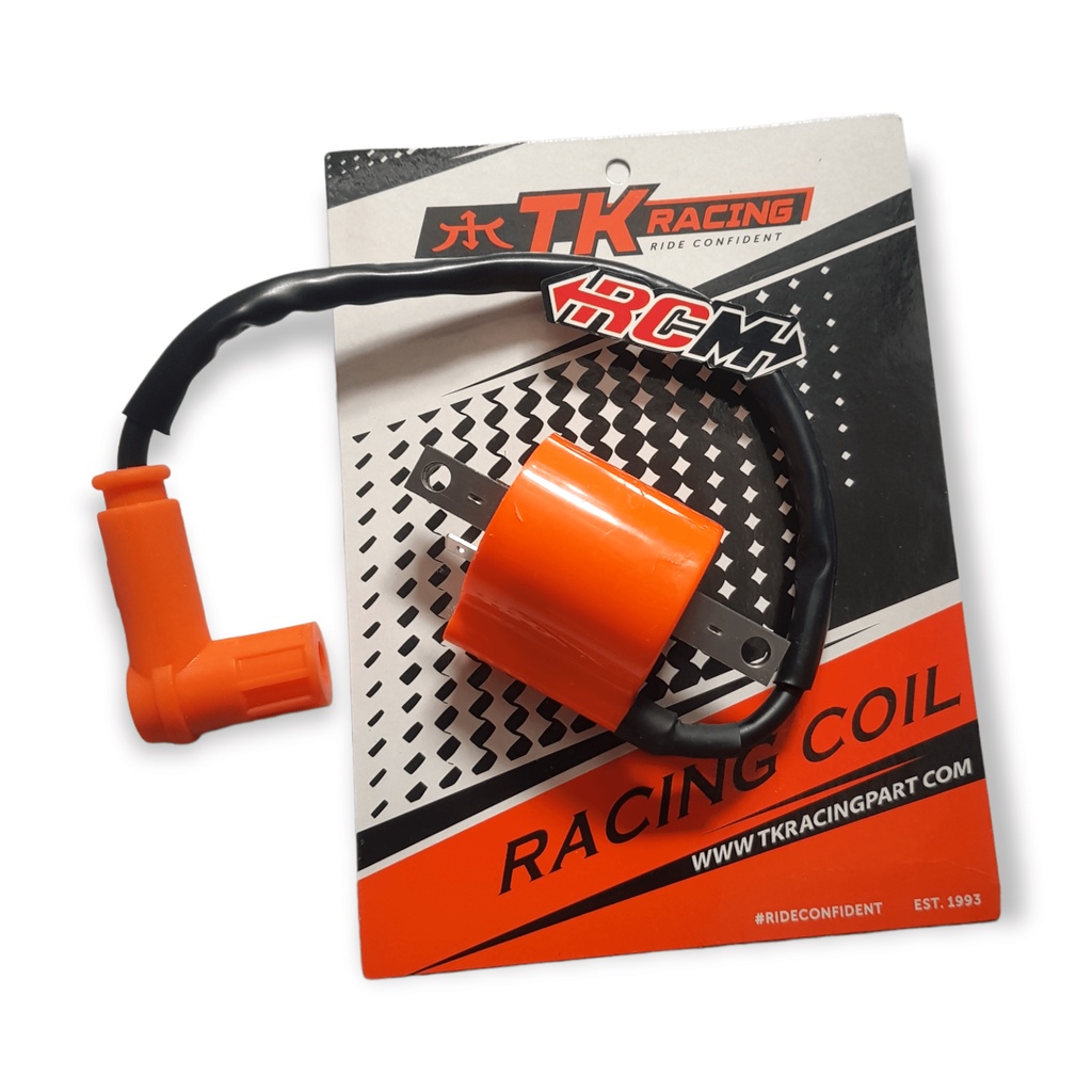 Jual COIL KOIL TK RACING ORANGE AD MARKING TK JF2 ORI TK RACING SDH MA ...