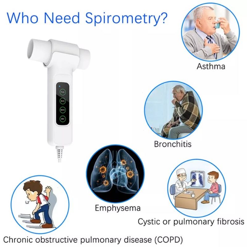 Jual SPM-D Digital Spirometer machine Vitalograph Handheld portable ...