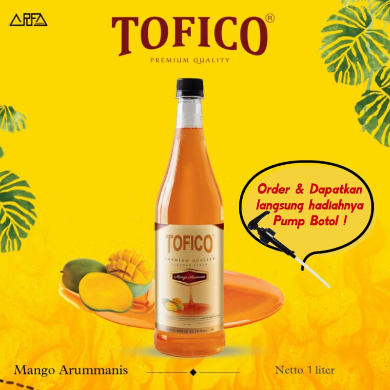 Jual SIrup Tofico Mango Arumanis 1 liter | Shopee Indonesia