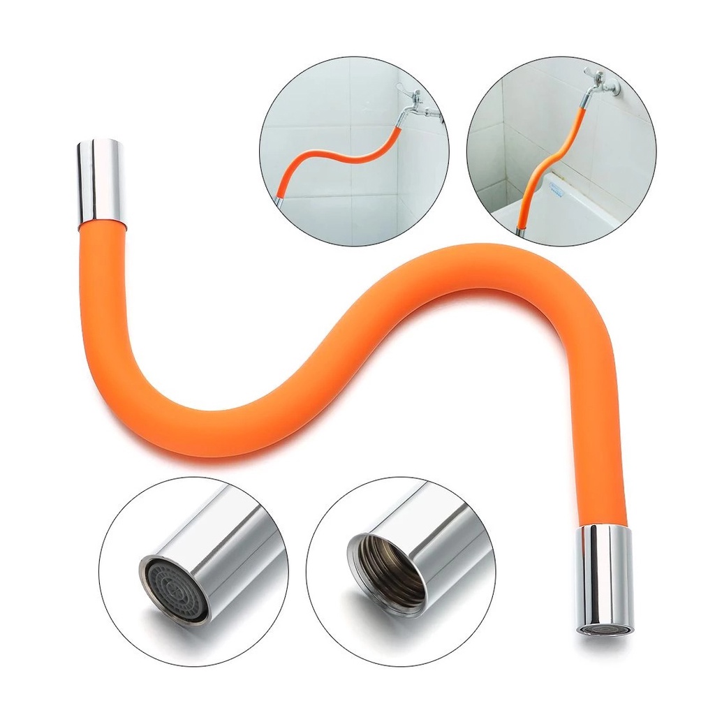Jual Selang Sambungan Kran Air Flexible Putar 360 Derajat Water Tube ...