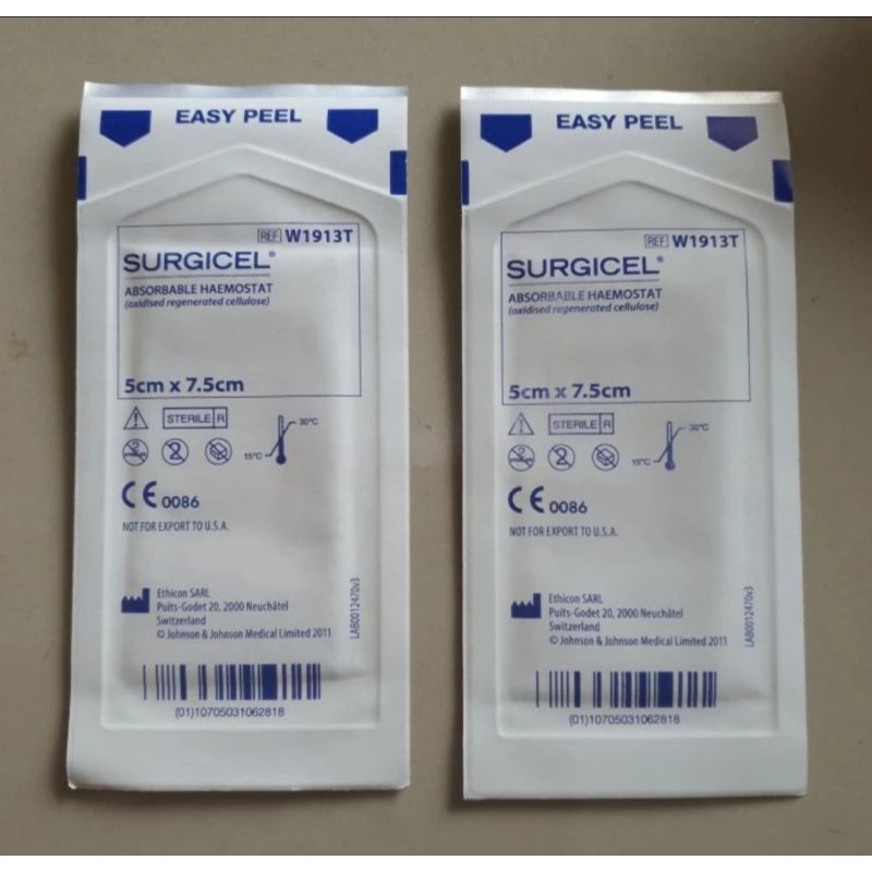 Jual Surgicel W1913T 5cm x7.5cm Ethicon | Shopee Indonesia
