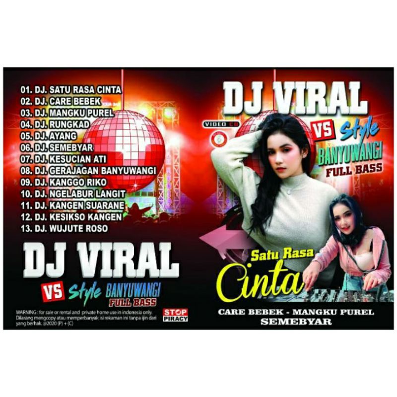 Jual Kaset VCD DJ Remixx Terbaru Satu Rasa Cinta | Shopee Indonesia