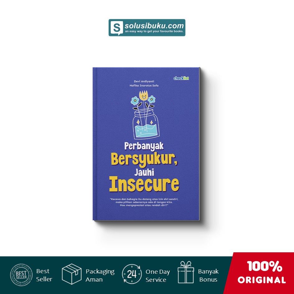 Jual Buku Perbanyak Beryukur, Jauhi Insecure (Checklist) | Shopee Indonesia