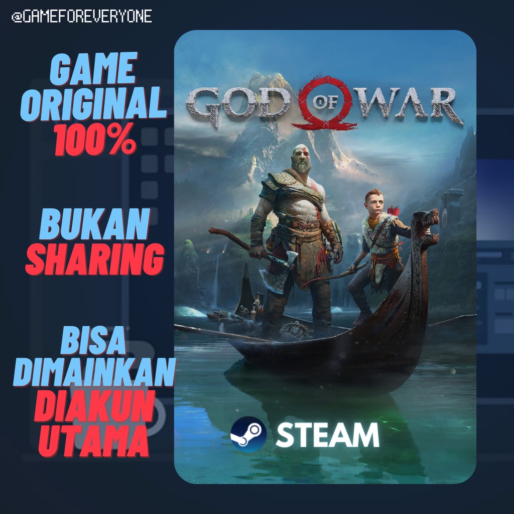 Jual GOD OF WAR STEAM ORIGINAL BUKAN SHARING | Shopee Indonesia