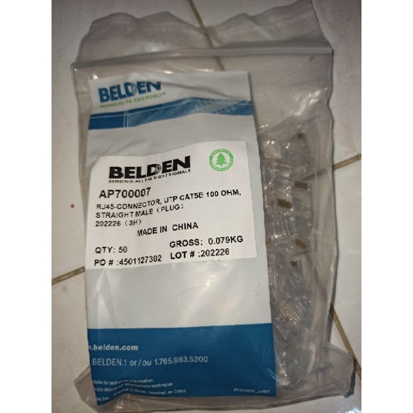 Jual Rj45 cat 5 belden originals | Shopee Indonesia