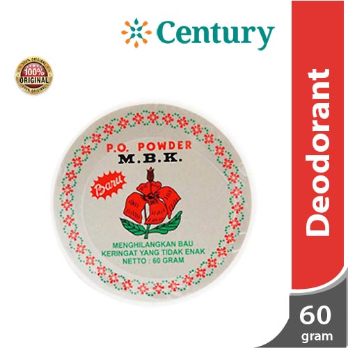 Jual MBK Tin Silver 60 gr / Bedak / Deodorant / Bau Badan/Keringat ...