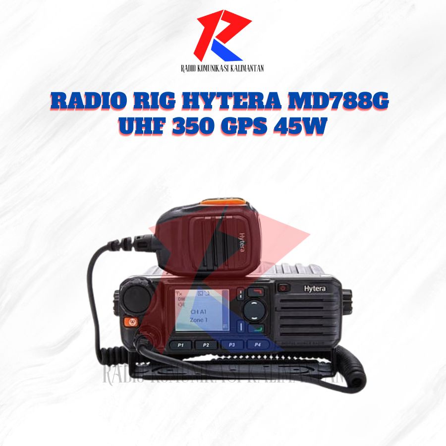 Jual RADIO RIG HYTERA MD788G UHF 350 GPS 45W | Shopee Indonesia