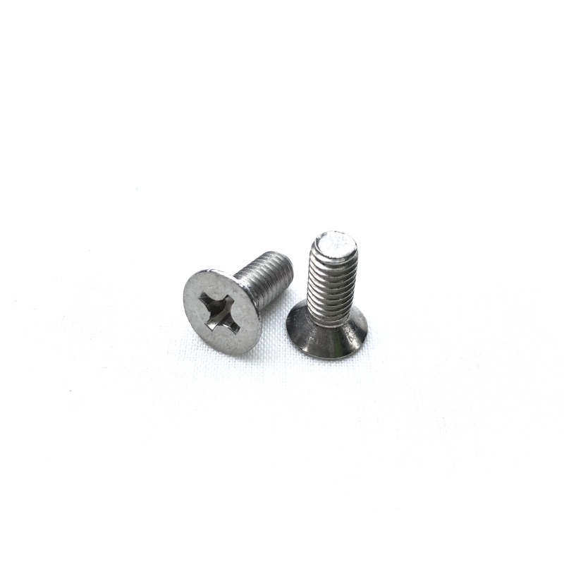 Jual Baut JF Stainless M4 x 16 ( 1,6 cm ) / Machine Screw Stainless 304 | Shopee Indonesia