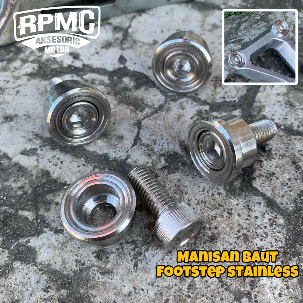 Jual BOSING BAUT RING MANISAN FOOTSTEP POSTEP CBR BOSHING STAINLESS 4 ...