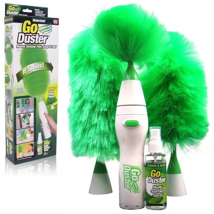 Jual [Ready] Go Duster Cleaner Kemoceng Putar Elektrik Free Multi ...