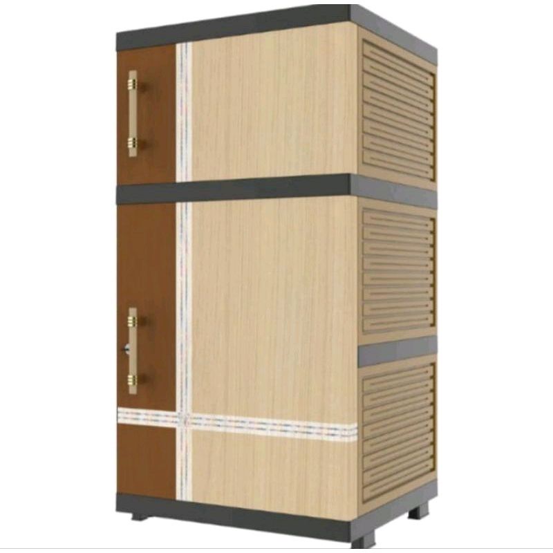 Jual Lemari pakaian 3 Susun model baru lemari baju plastik furnitur ...