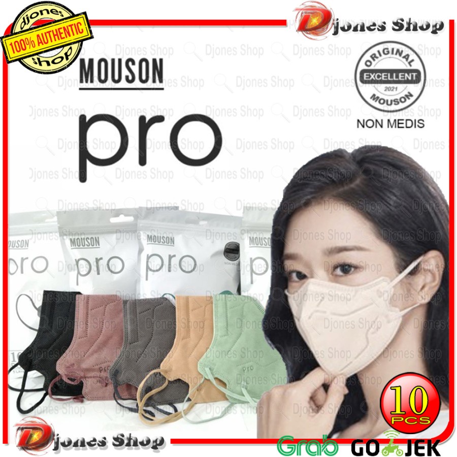Jual MOUSON PRO Masker 5 Ply isi 10 Pcs KN 95 Disposable Face Mask ...