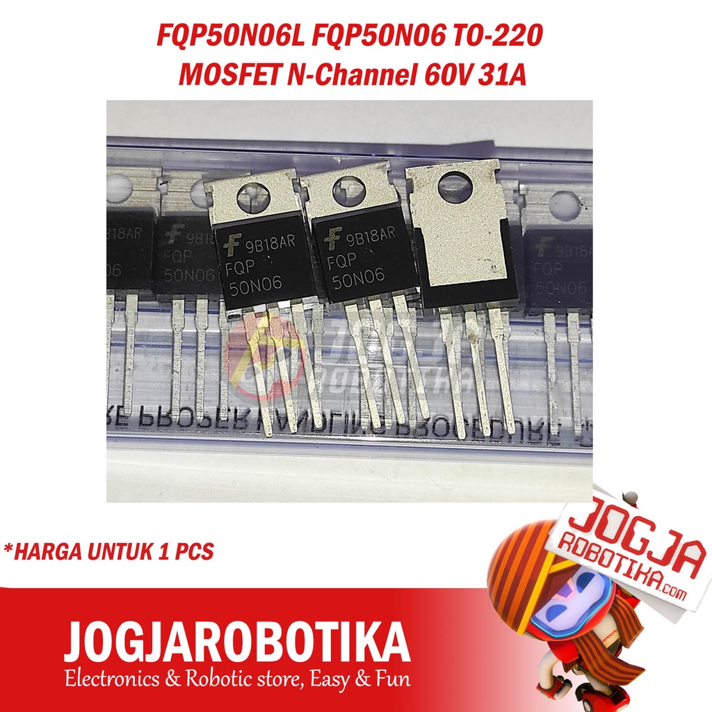 Jual FQP50N06L FQP50N06 TO-220 MOSFET N-Channel 60V 31A | Shopee Indonesia