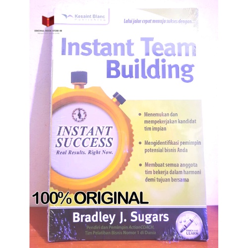 Jual BUKU INSTANT TEAM BUILDING - Bradley J Sugars | Shopee Indonesia
