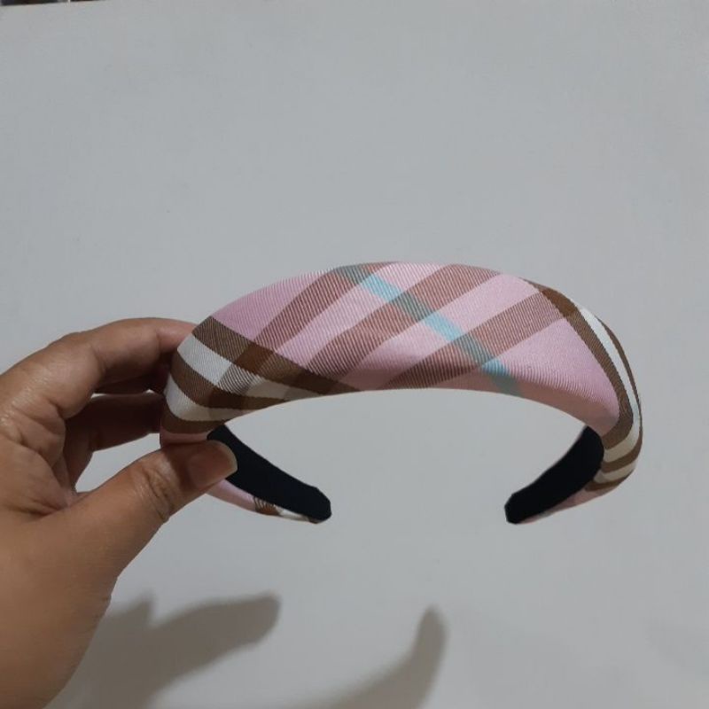 Jual Bando Busa Kotak-Kotak Hearband Import Bandana Premium Dewasa ...