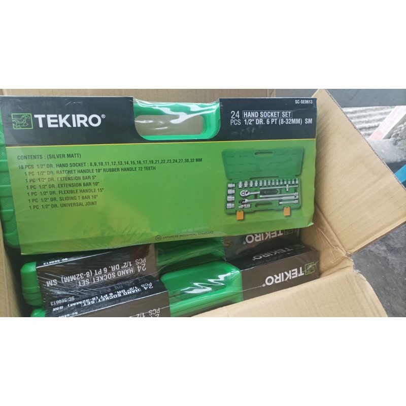 Jual Kunci shock set TEKIRO 1/2" 8-32mm 24 pcs | Shopee Indonesia