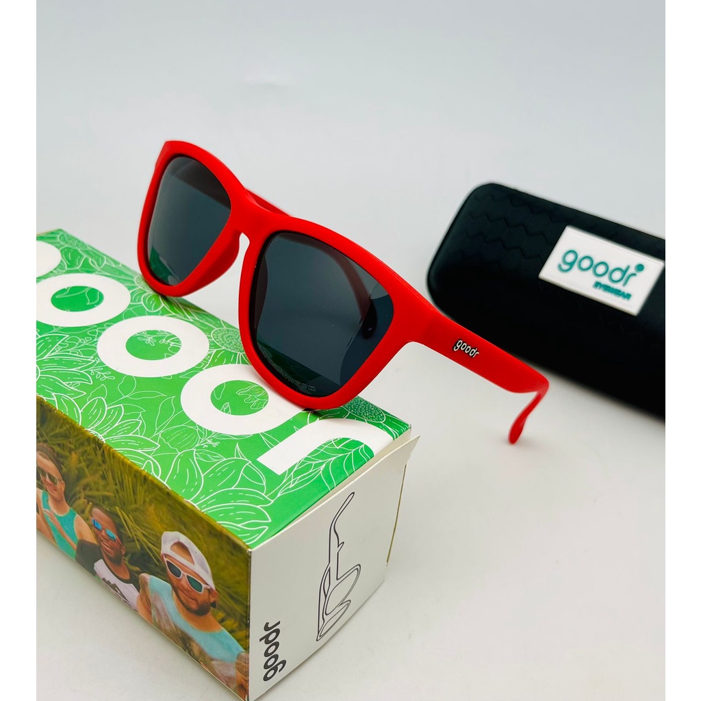 Jual NEW KACAMATA PRIA GOODR POLARIZED LENS ANTI SINAR UV BLACK RED ...