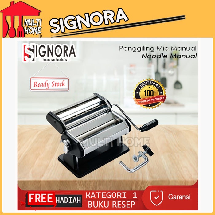 Jual Alat Giling Mie Manual / Noodle Maker Manual Signora | Shopee ...