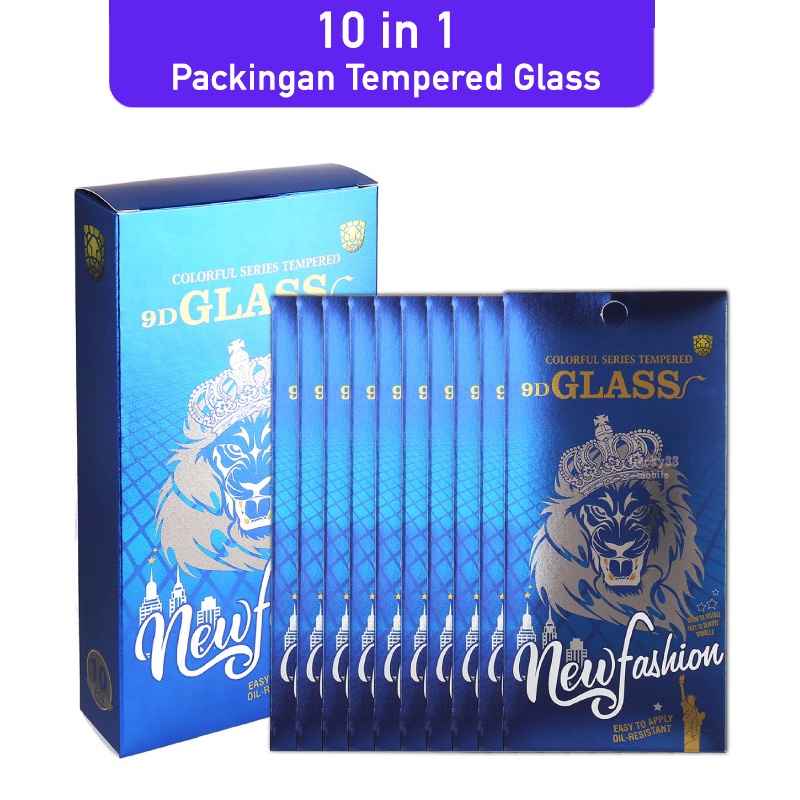 Jual 10 in 1 Packingan Tempered Glass 5D 6D 9D 11D High Quality ...