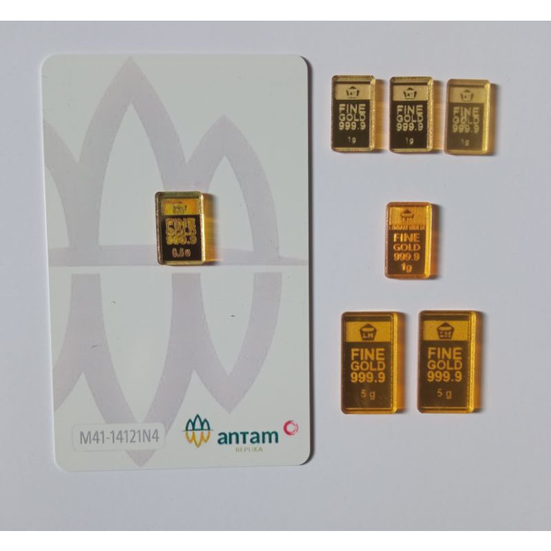 Jual REPLIKA logam mulia & Certi CARD untuk hias mahar | Shopee Indonesia
